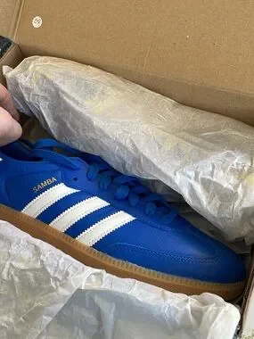 adidas | Shoes | Adidas Samba Og Cloud Blue With White And Gum Details ...